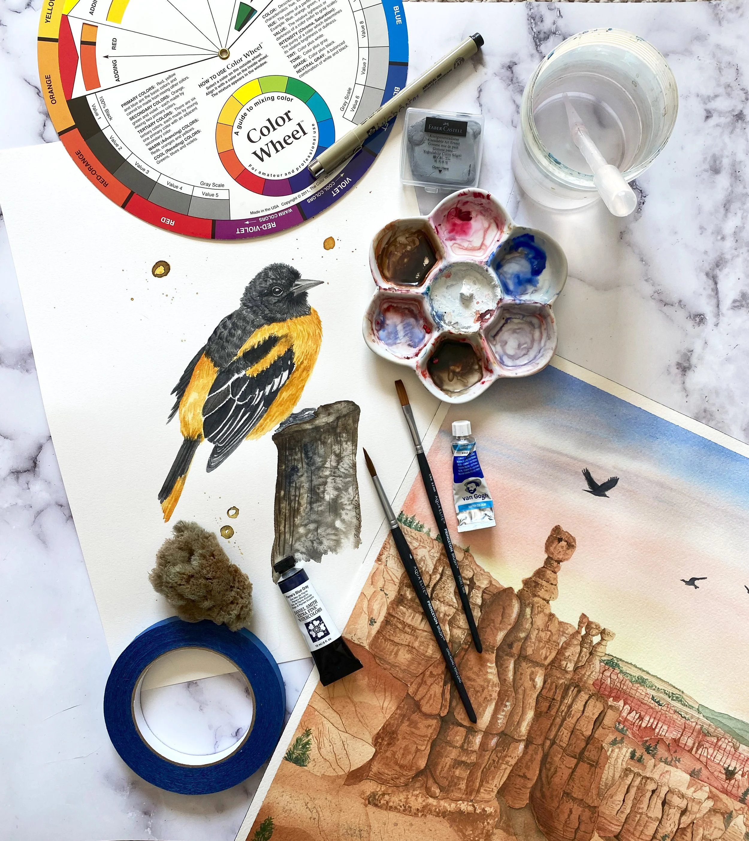 Stress-Free Watercolors - Beginner Watercolor Course — Brett Blumenthal ...