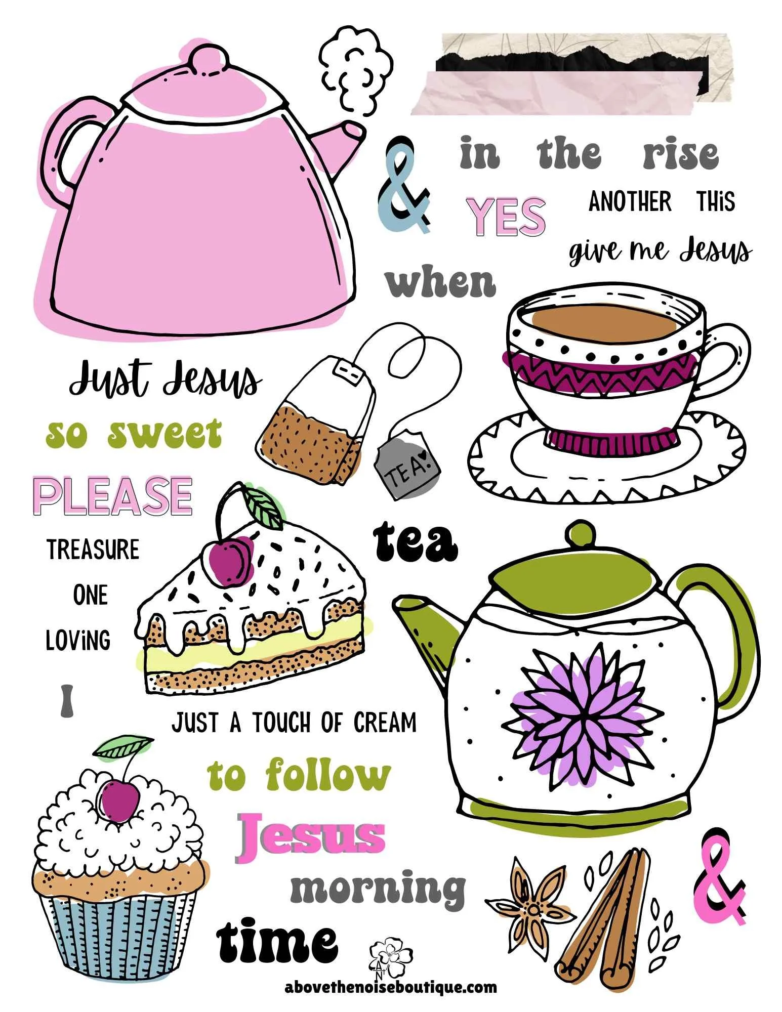 Tea Time with Jesus — Above the Noise Boutique