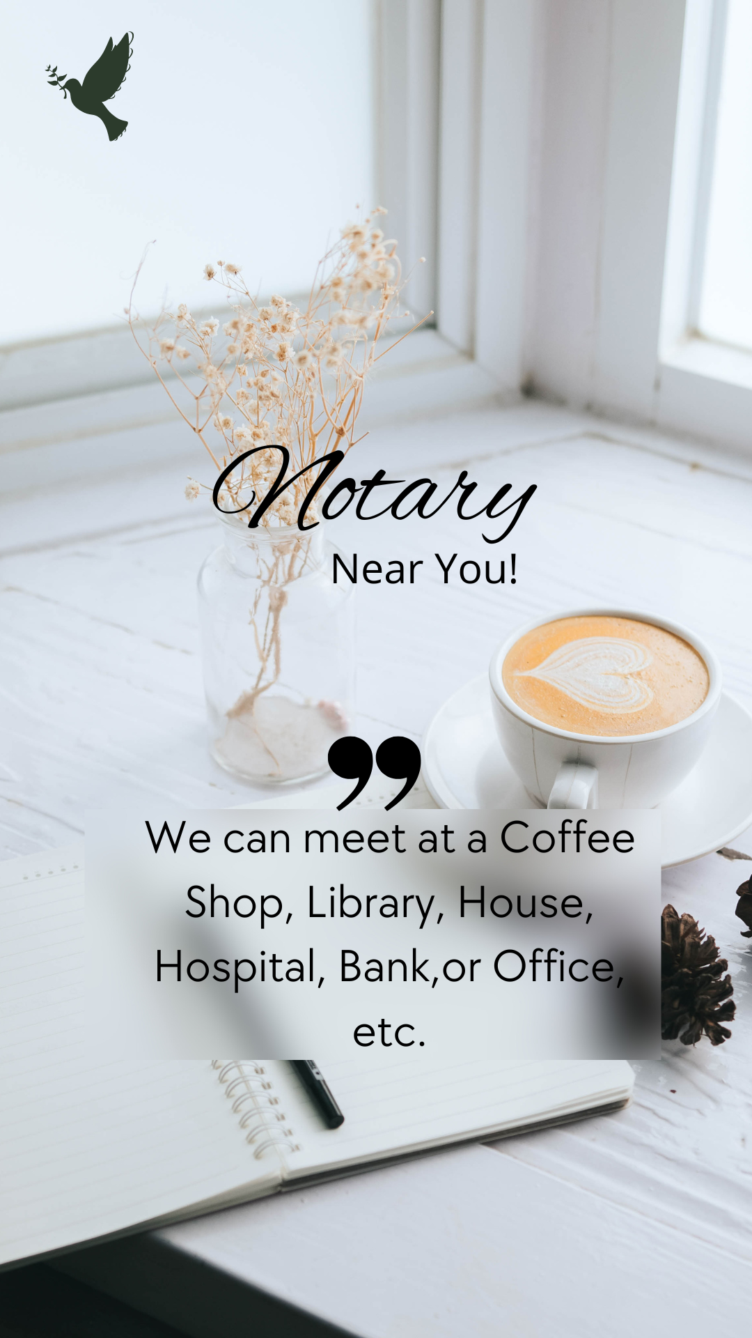 Notary Public Murrieta | Sign of the Dove Notary