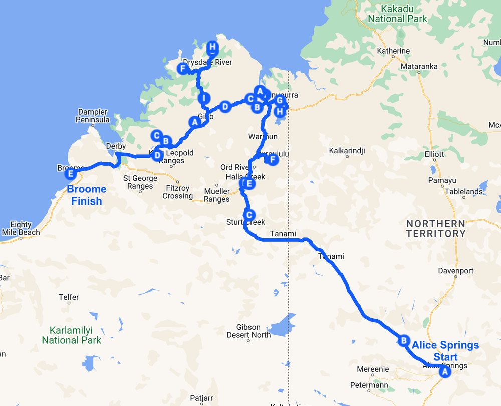 Kimberley Map — See Around Corners