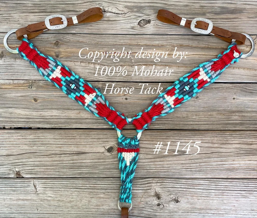 Breast Collars - Mohair Horse Tack | 100% Mohair Horse Tack Mohair ...