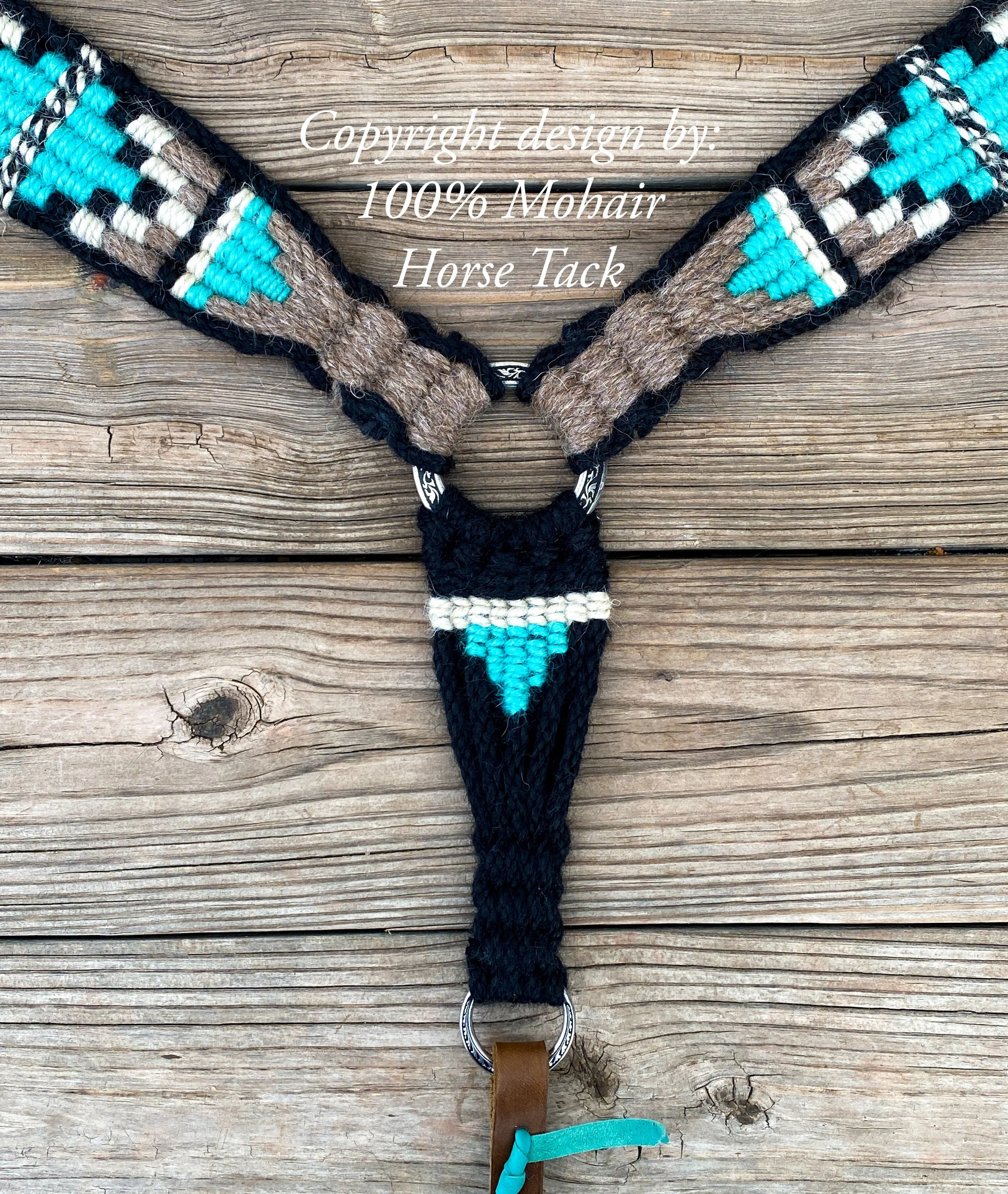 Alpaca and Mohair Breast Collar Custom Horse Tack | 100% Mohair Horse ...
