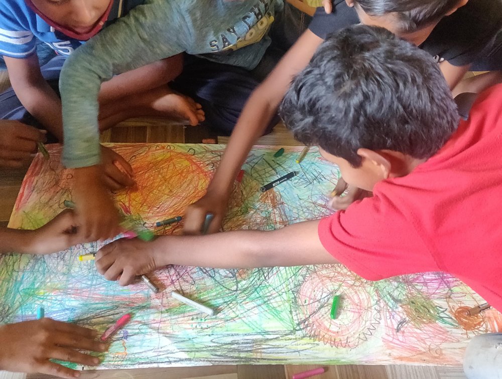 ‘Co-creating healing spaces with children: Community-based creative ...