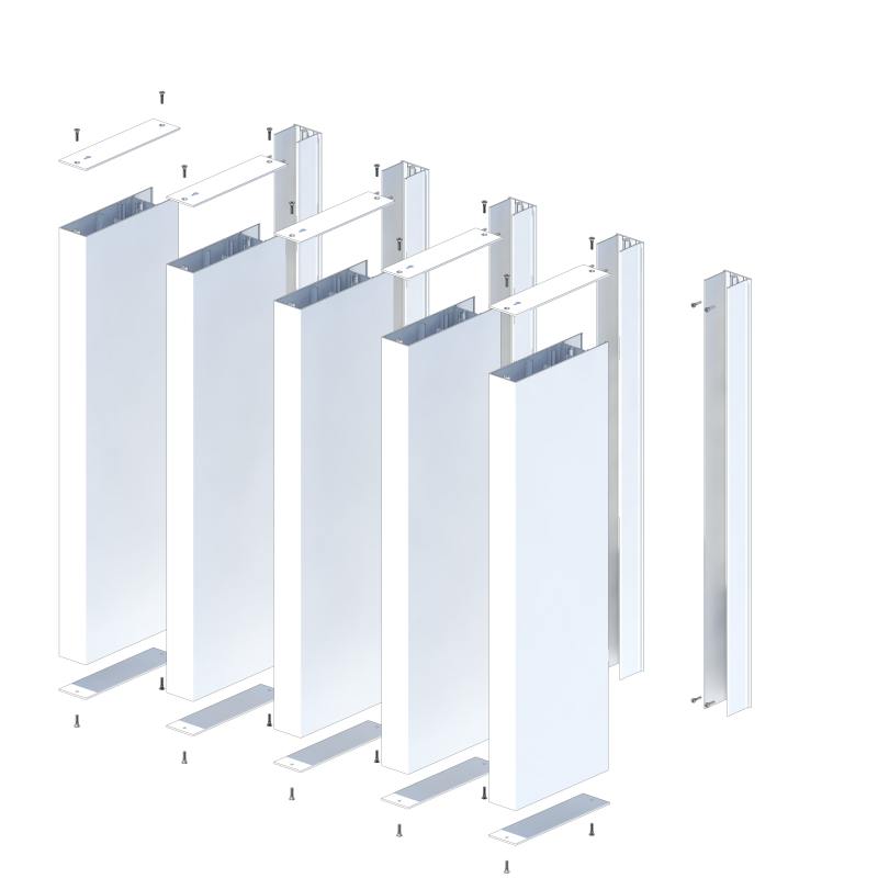 Custom Fixed External Window Louvres | Solar-Shield