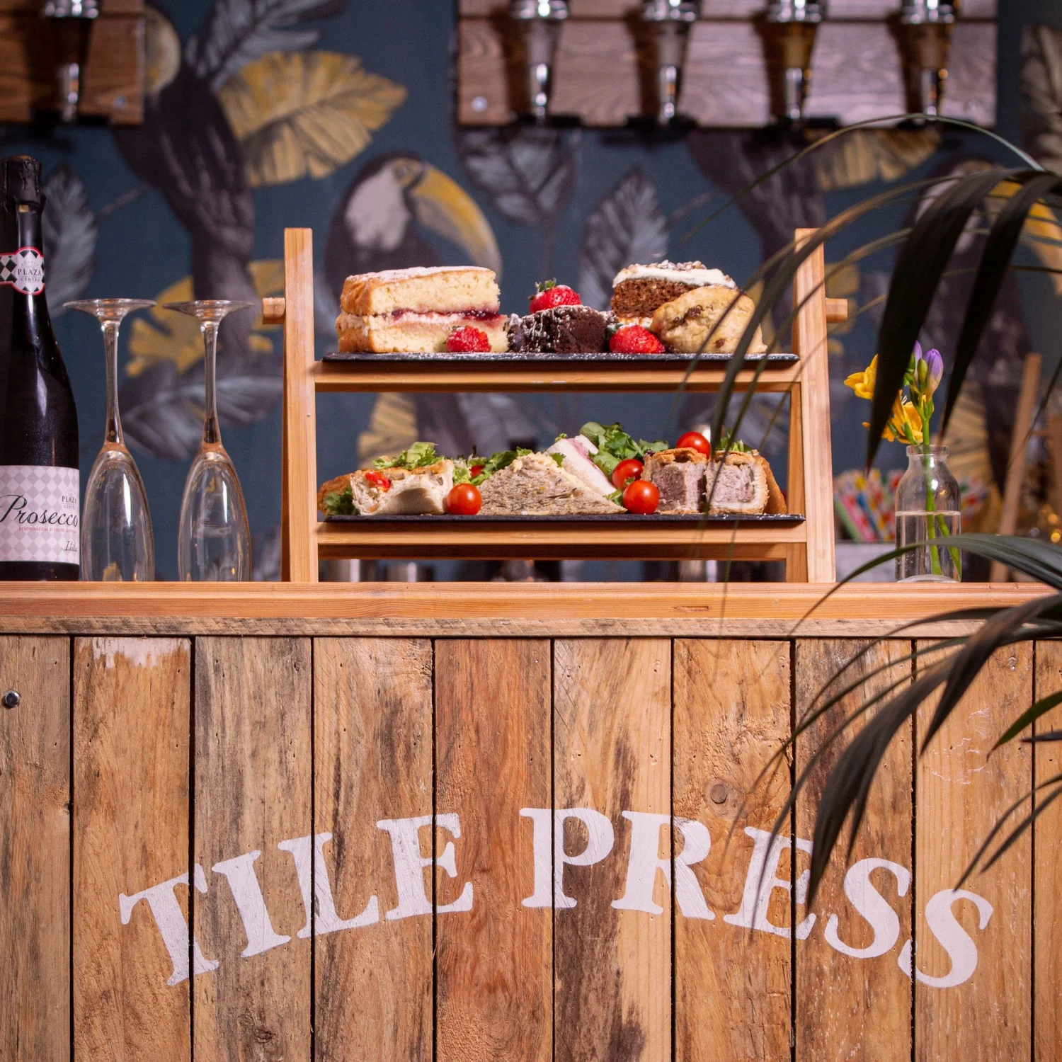 THE TILE PRESS CAFE.