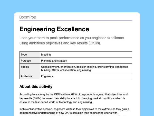 Engineering Excellence