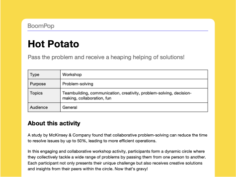Hot Potato
