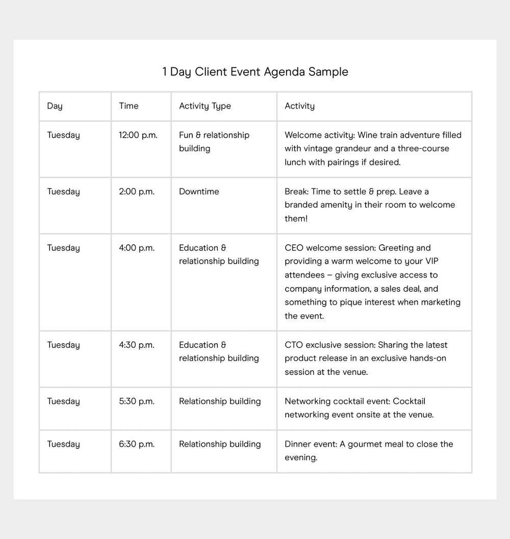 How to Plan Engaging Client Events