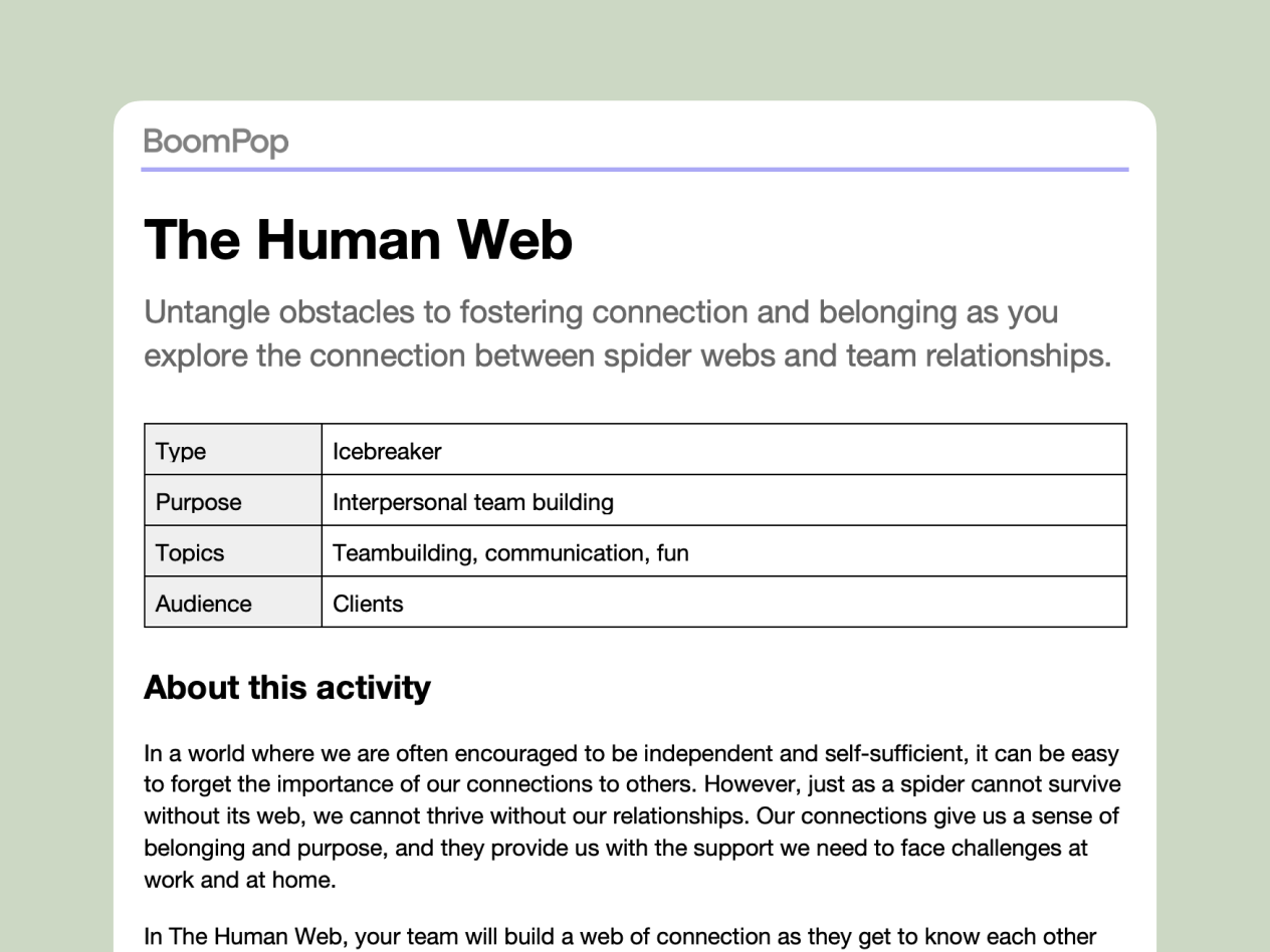 The Human Web