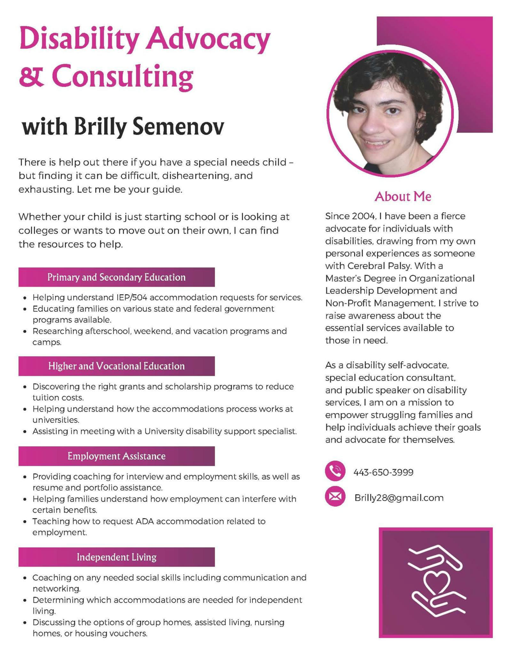 I Am Able Spotlight: Brilly Semenov — I Am Able Foundation