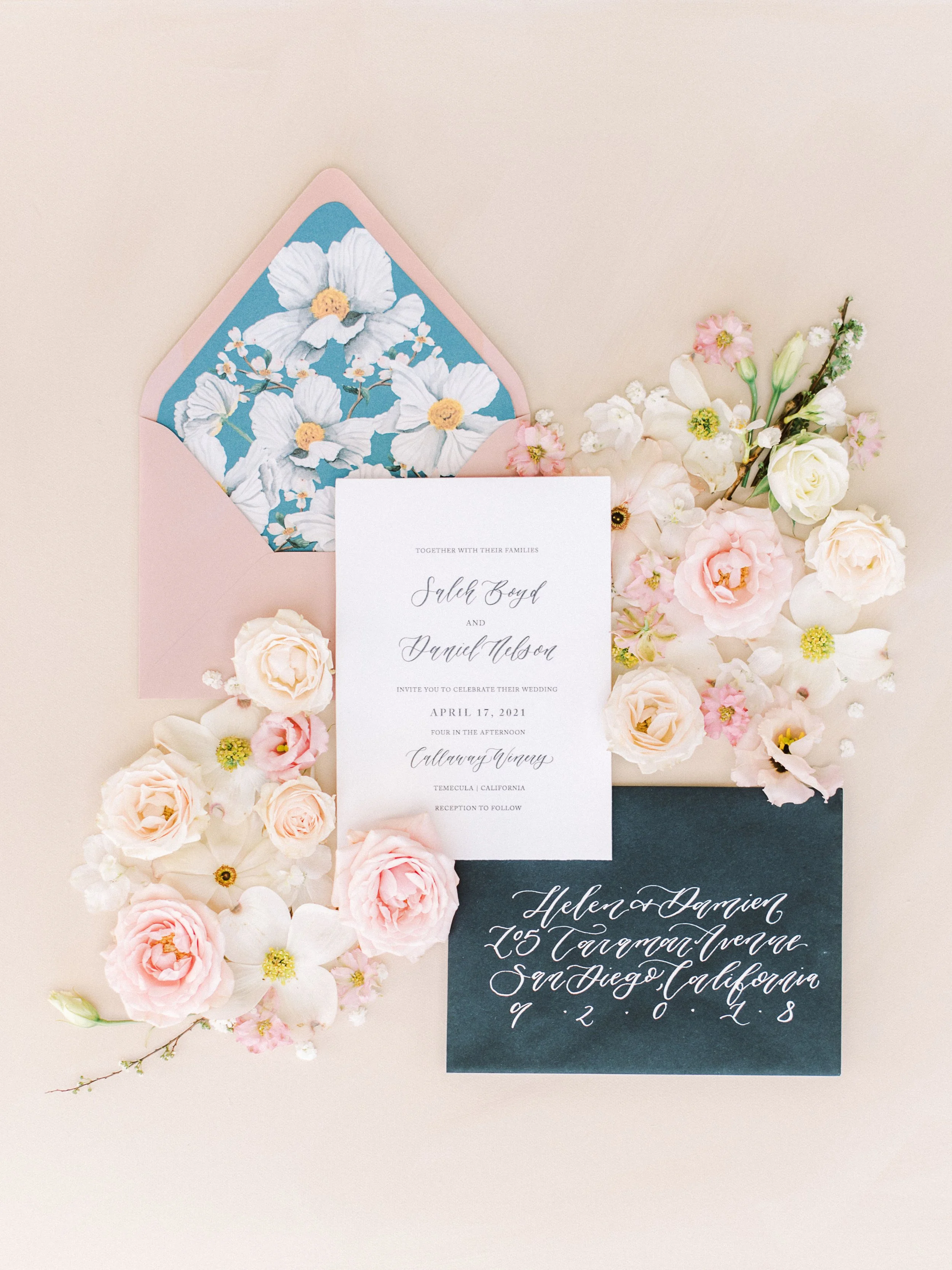Wedding Invitation Portfolio — Lavender And Sea