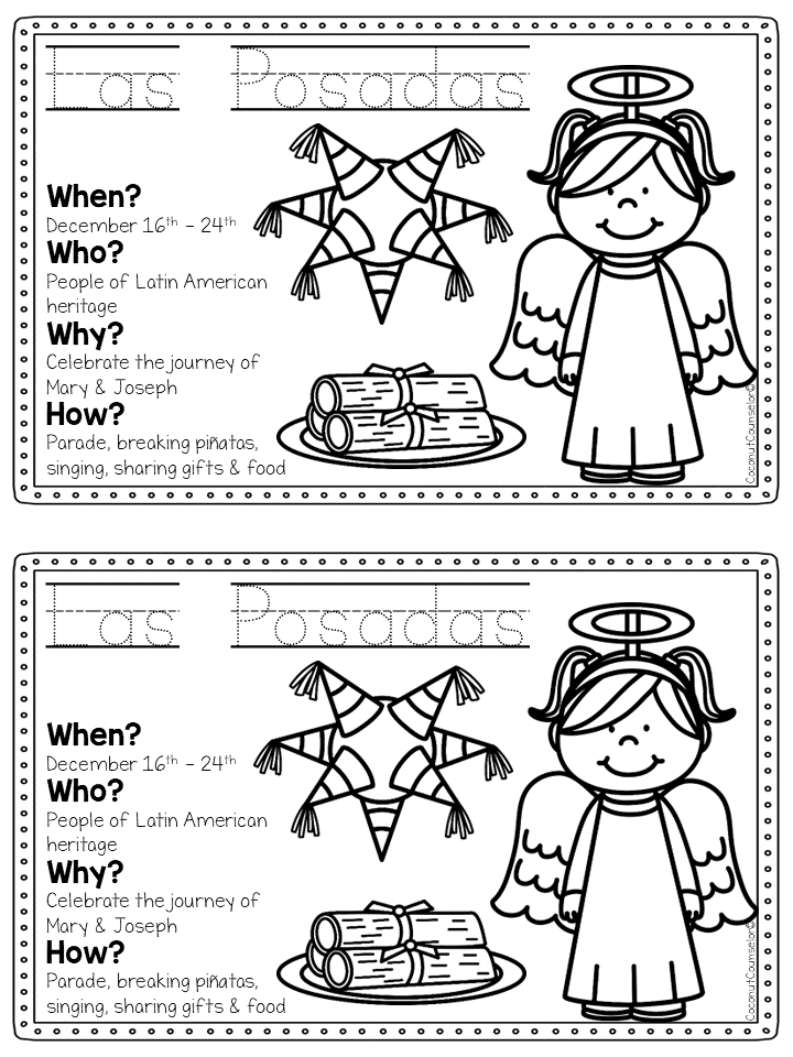 Inclusive Holiday Spirit Mini-Book — Coconut Counselor