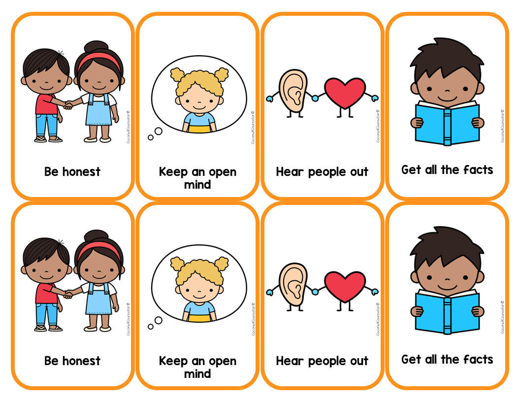 Fairness Matching Card Game — Coconut Counselor