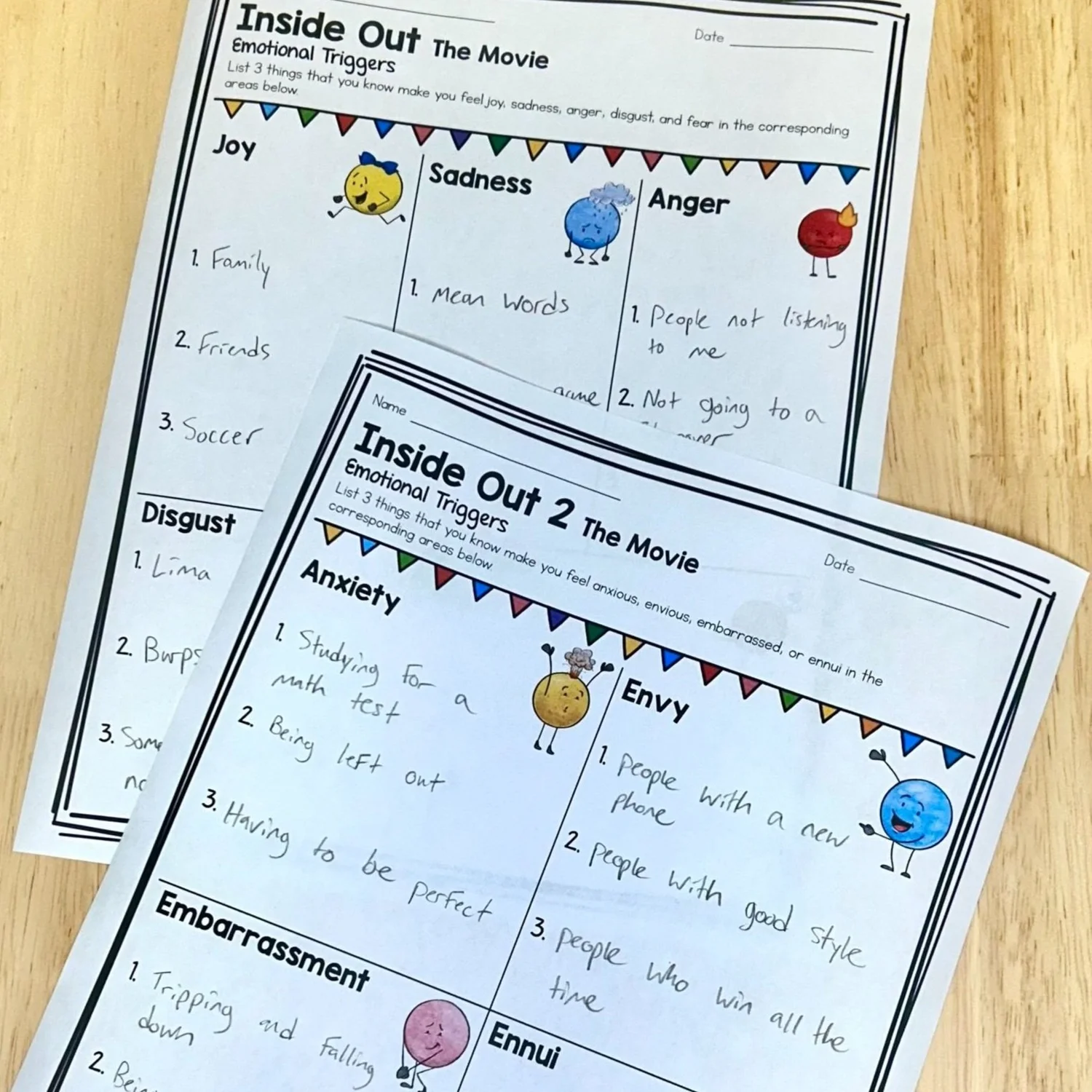 Using Inside Out & Inside Out 2 to Teach SEL: Emotional Intelligence ...