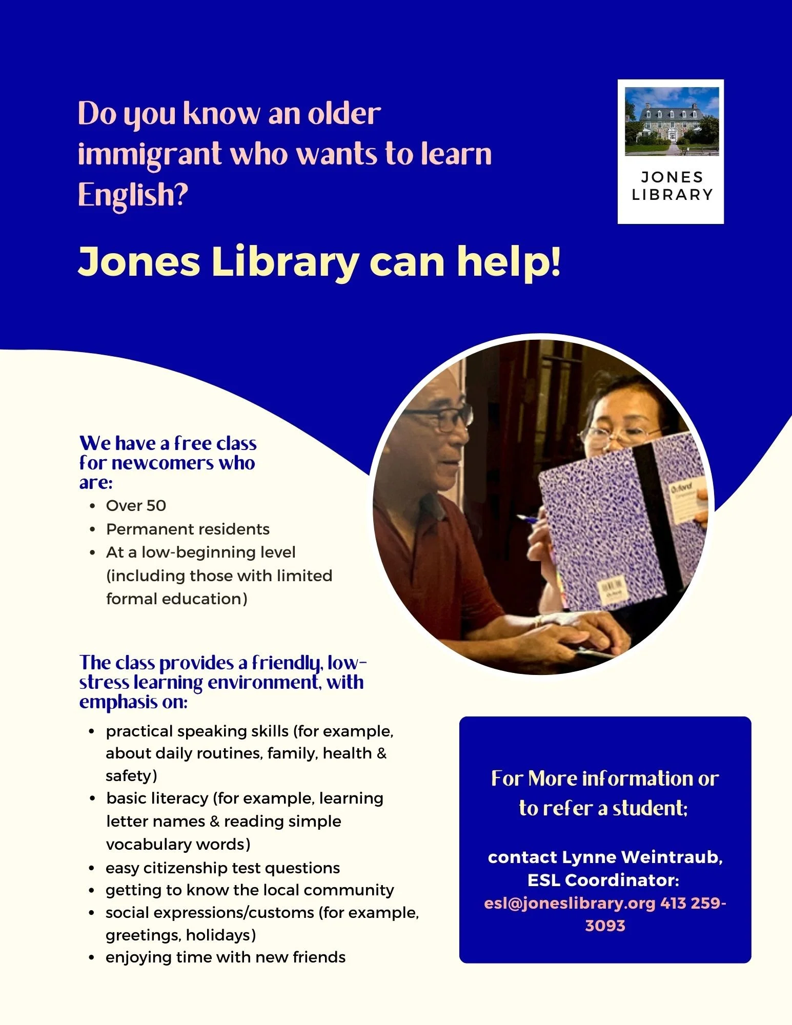 ESL Program flyer — Ms GreenJeanne Design: home products with ...