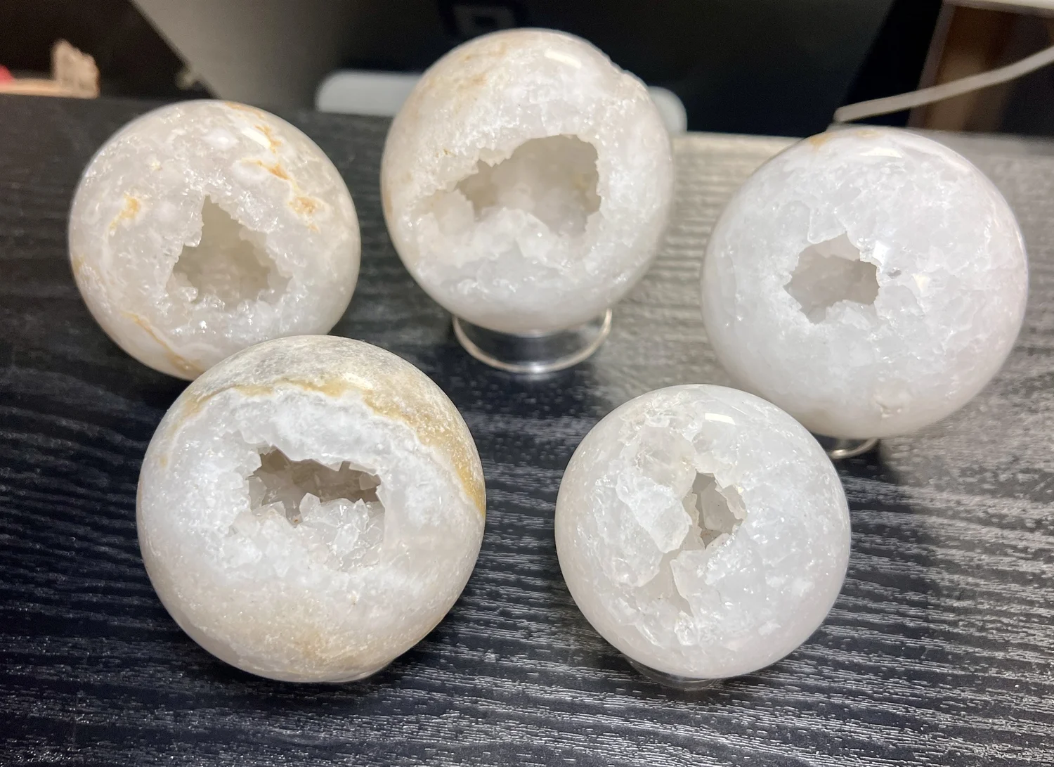 Volcano Agate Spheres — Crystal Hippie