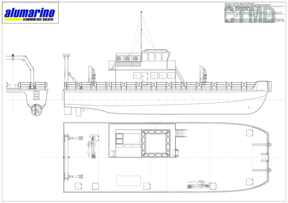24m Work Cat — Chris Tucker Marine Design