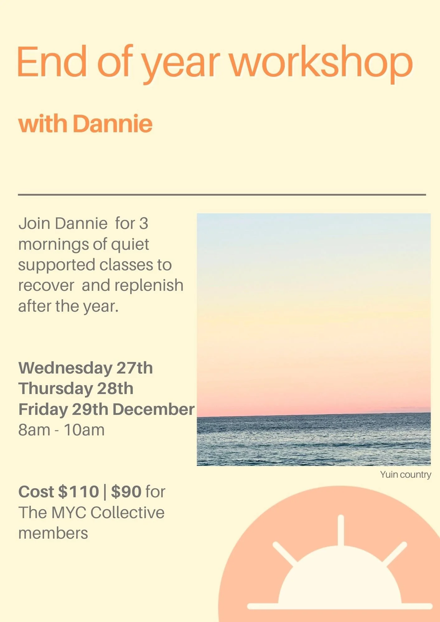 Workshops — Marrickville Yoga Centre