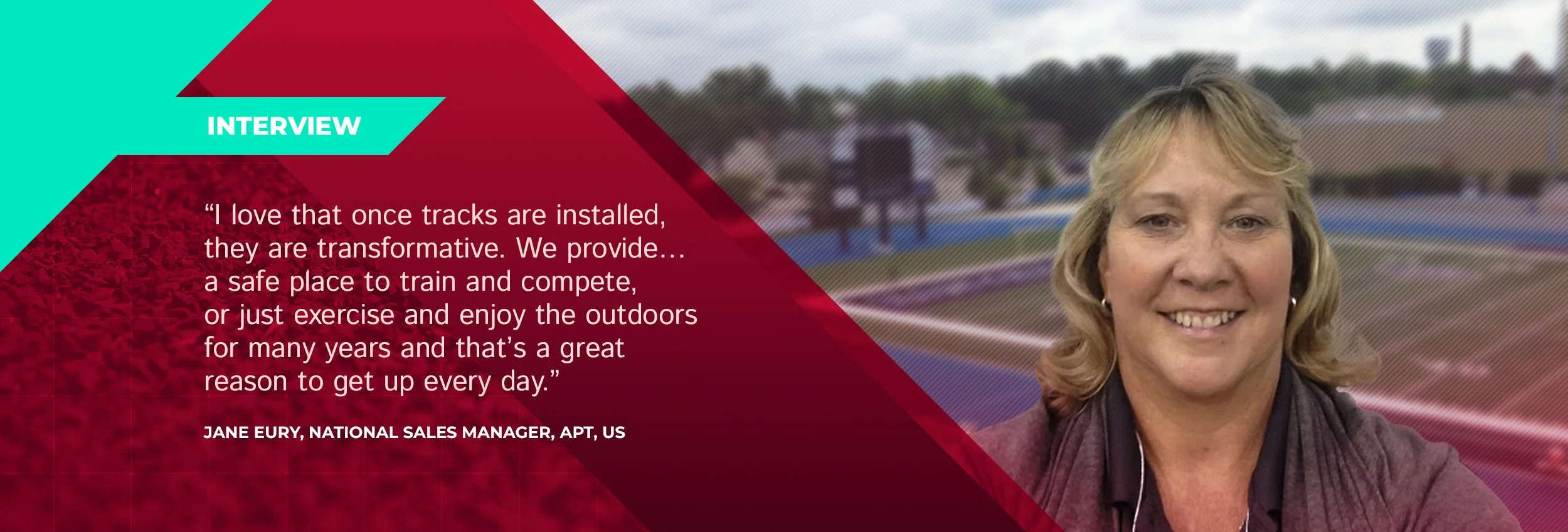 Meet the Team: Jane Eury, National Sales Manager, APT, US — Rekortan Tracks