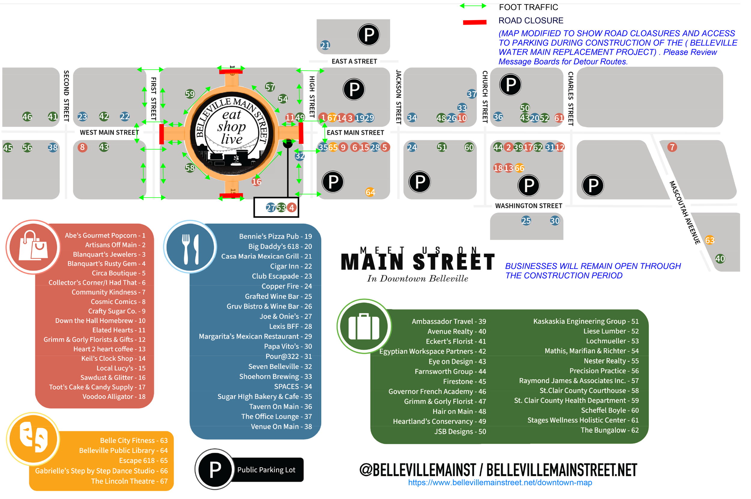 Downtown Map — Belleville Main Street
