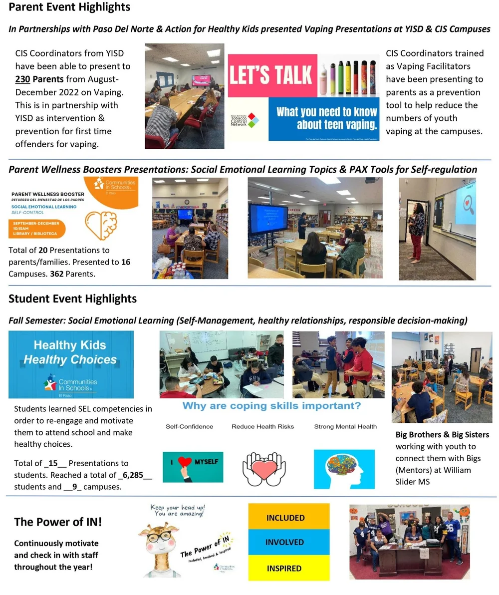 CIS Mental Health & Wellness — CIS El Paso