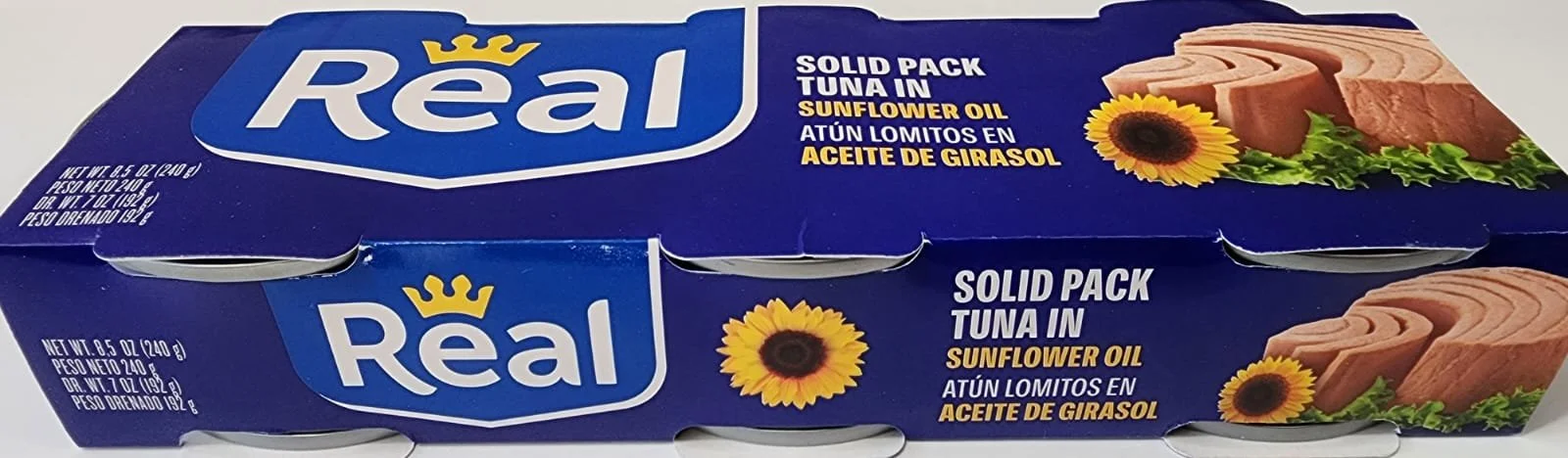 Real tuna three pack 8.5 oz — La Cuencanita