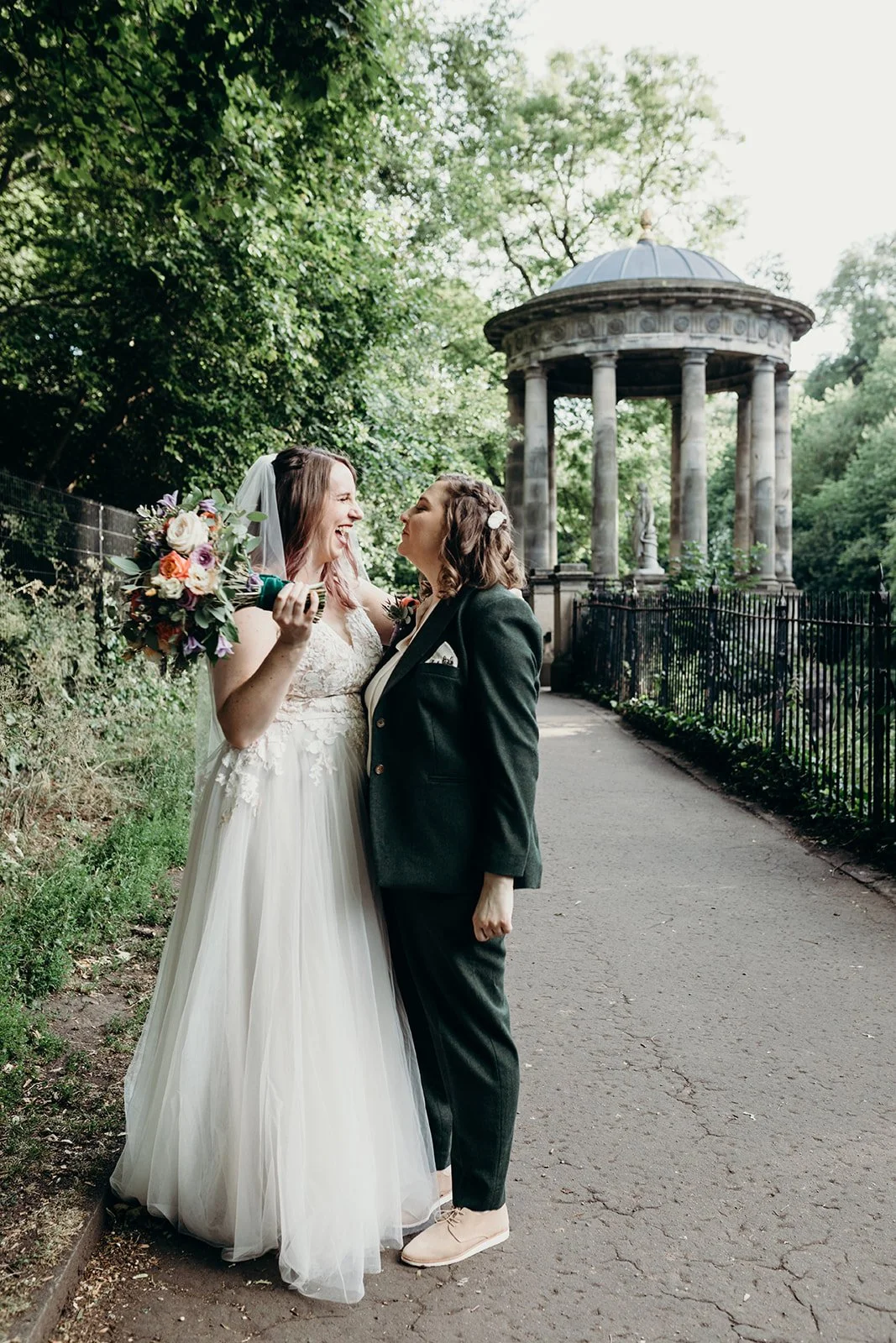 The Elopers: Alyssa, Becca and their Bookstore Wedding — Edinburgh ...