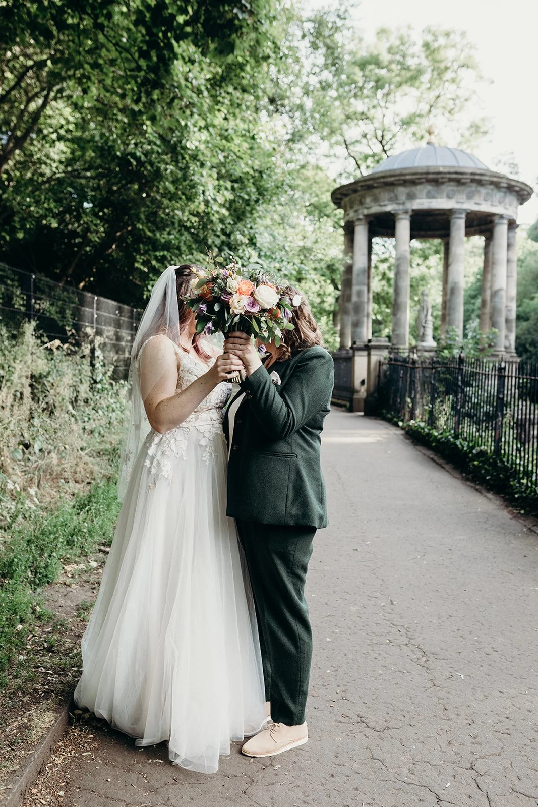 The Elopers: Alyssa, Becca and their Bookstore Wedding — Edinburgh ...