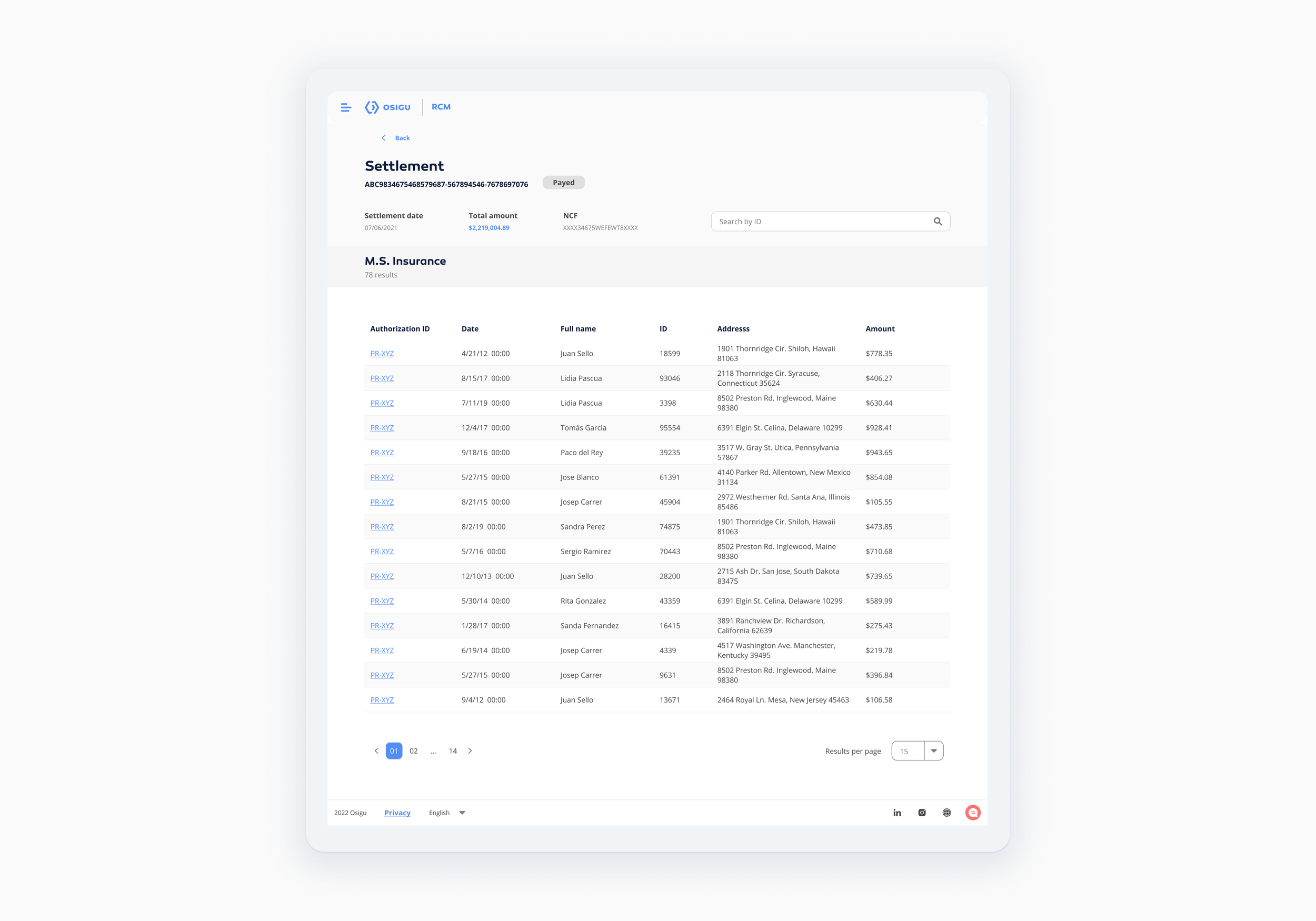 Provider Services — Osigu