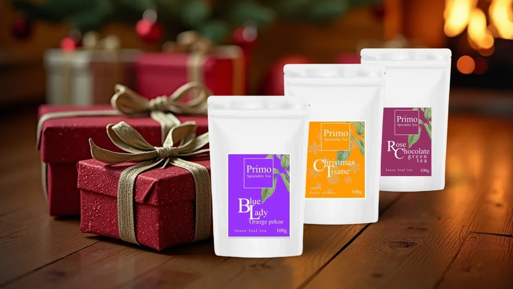 Christmas Tea Gift Box Three Pack — Primo Artisan Coffee