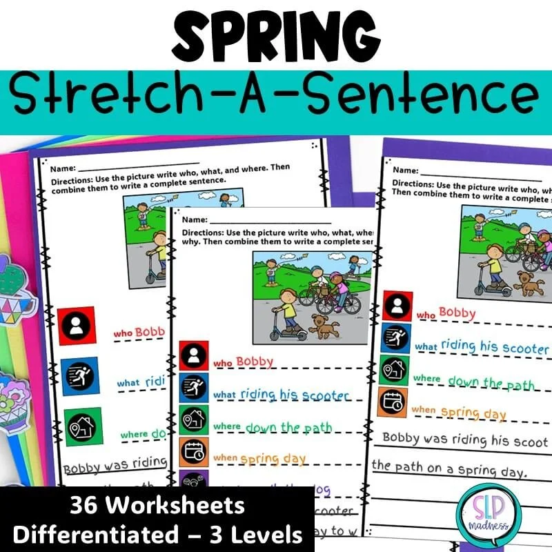 SLP Madness Speech Therapy Activities