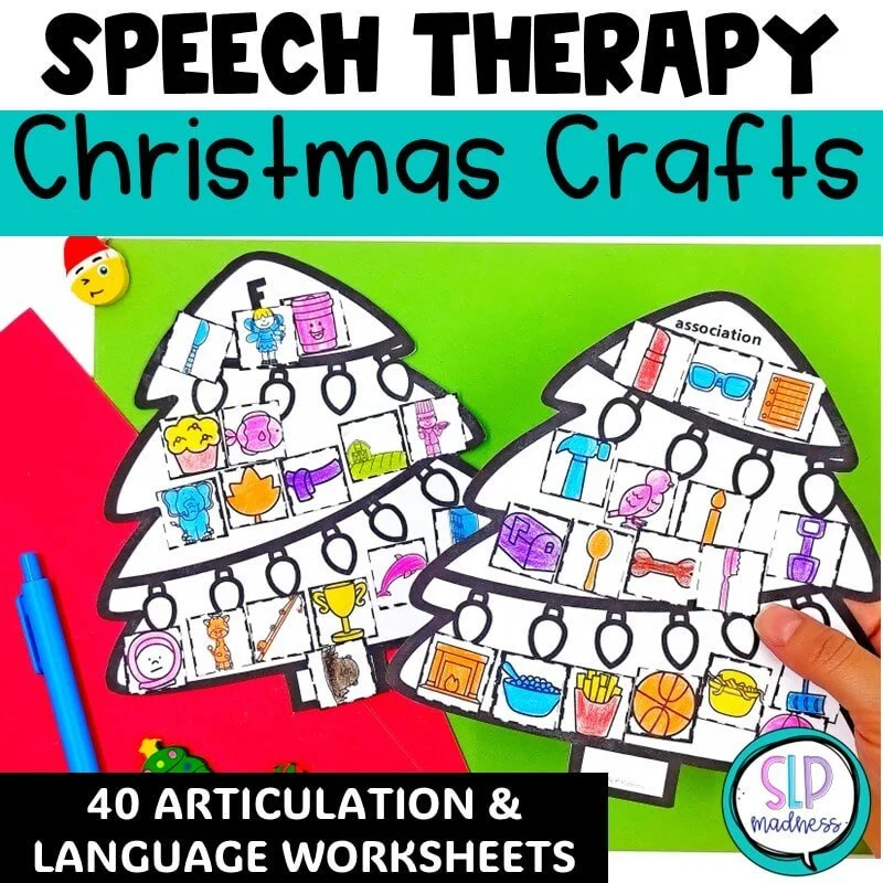 SLP Madness Speech Therapy Activities