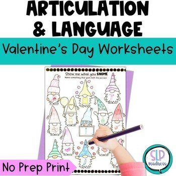 No Prep Speech Therapy Articulation Activities bundle — SLP Madness