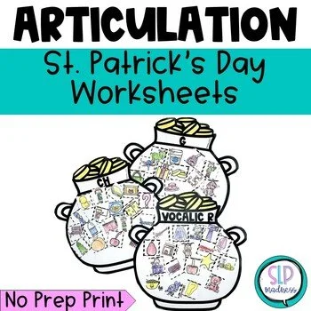 No Prep Speech Therapy Articulation Activities bundle — SLP Madness