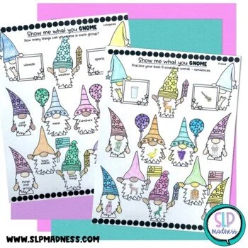 SLP Madness Speech Therapy Activities