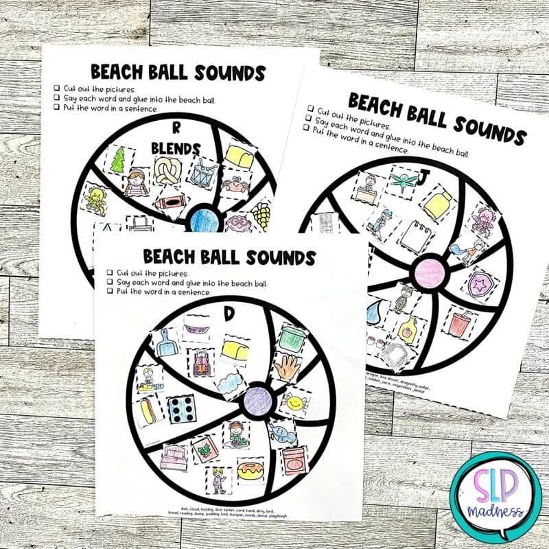 SLP Madness Speech Therapy Activities