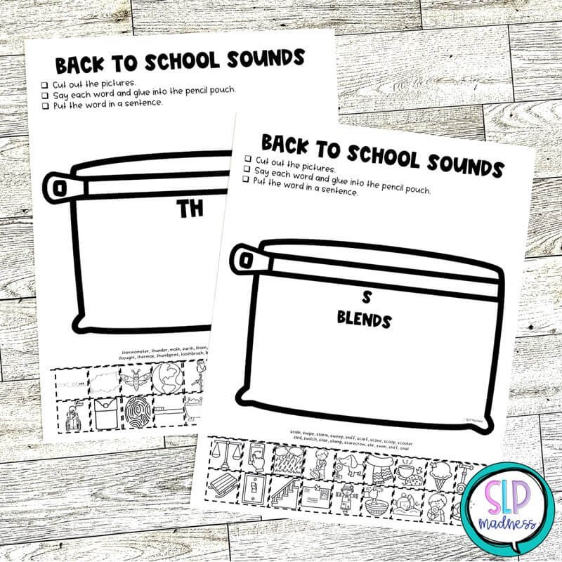 SLP Madness Speech Therapy Activities