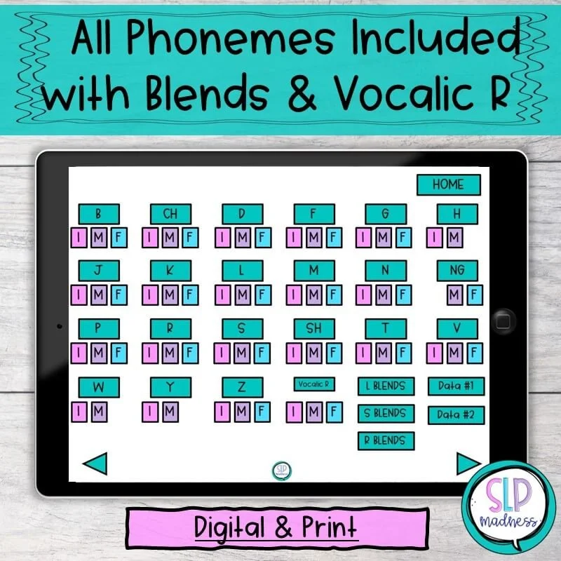 SLP Madness Speech Therapy Activities