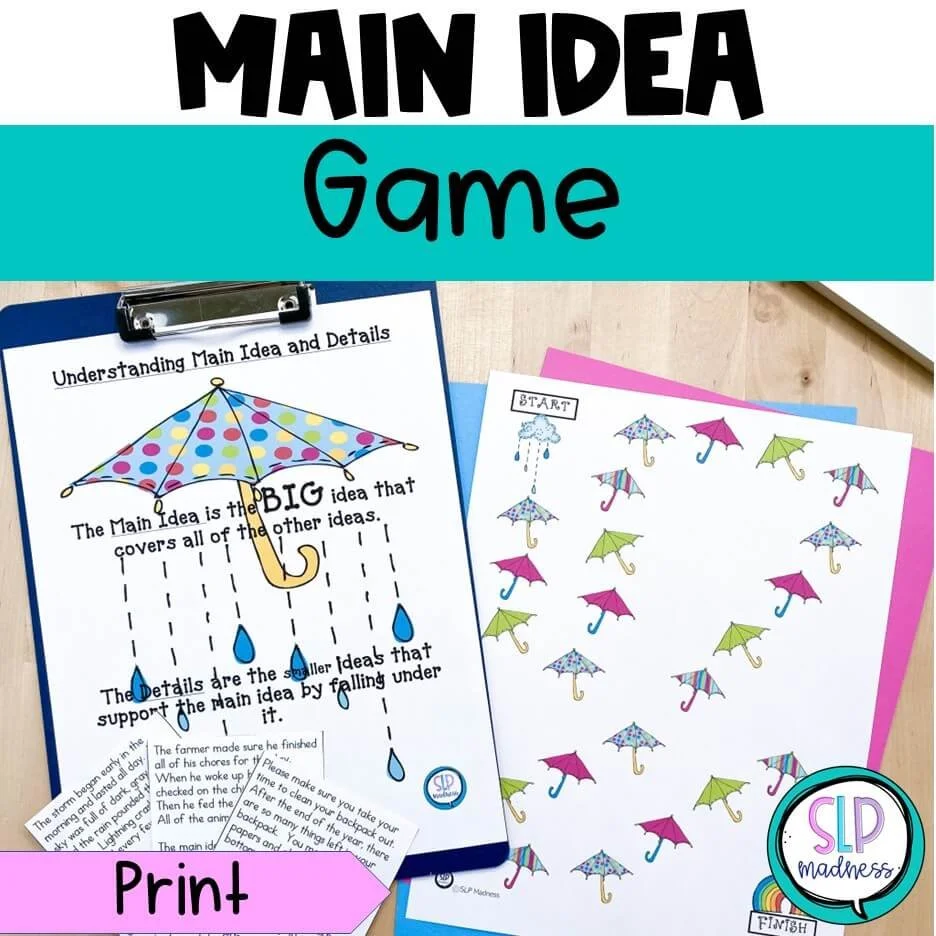 SLP Madness Speech Therapy Activities