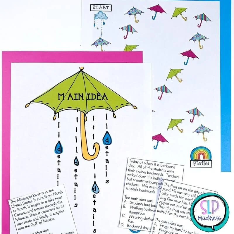 SLP Madness Speech Therapy Activities