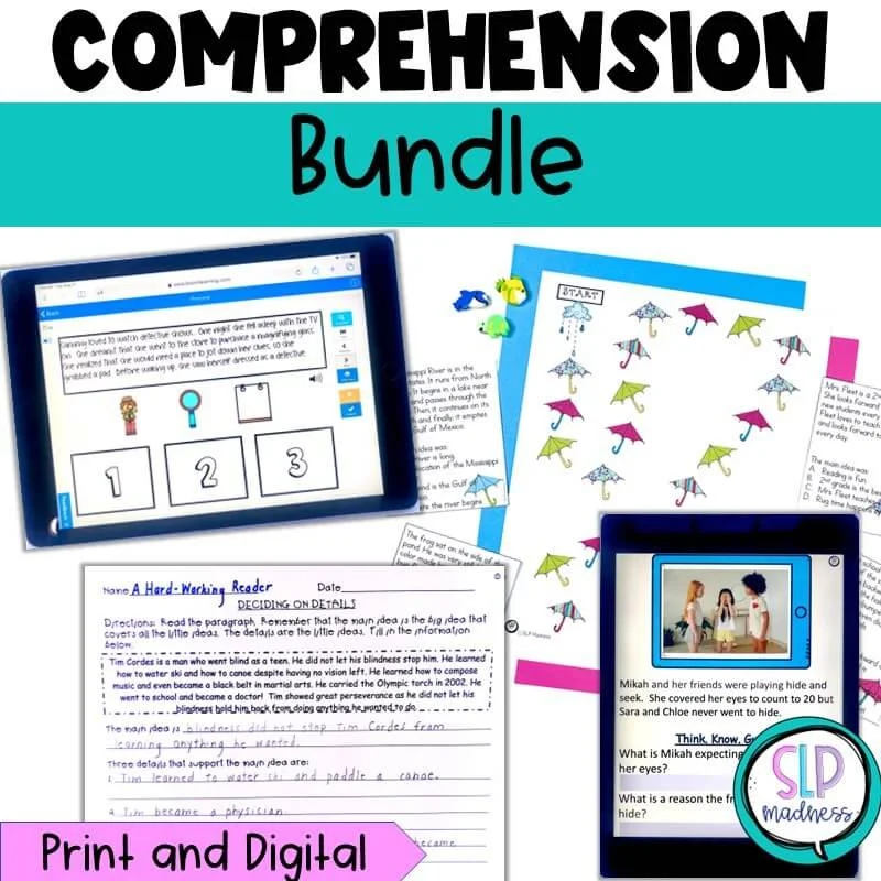 SLP Madness Speech Therapy Activities