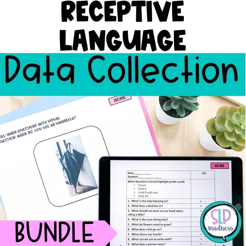 SLP Madness Speech Therapy Activities