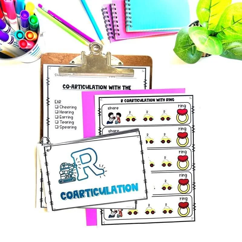 Vocalic R Speech Therapy with Coarticulation R Words — SLP Madness