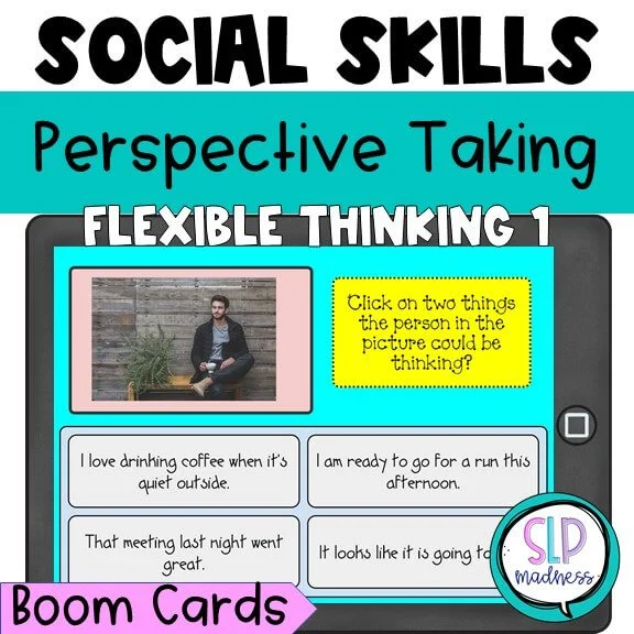 No Prep Social Skills Worksheets for Flexibility and Perspective Taking ...