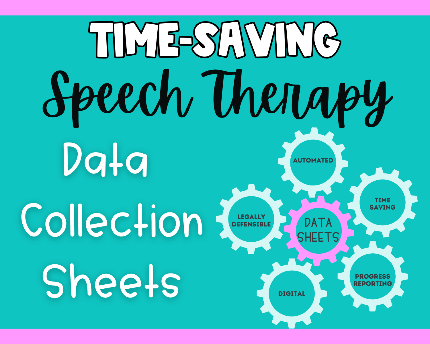 Speech Therapy Data Collection Sheets and Activities