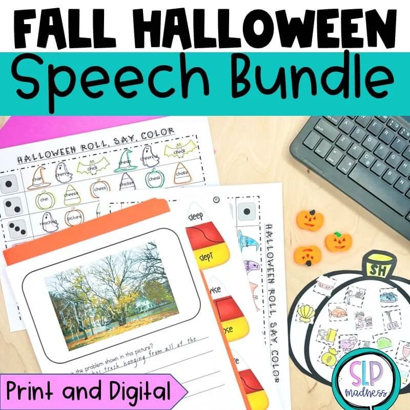 SLP Madness Speech Therapy Activities