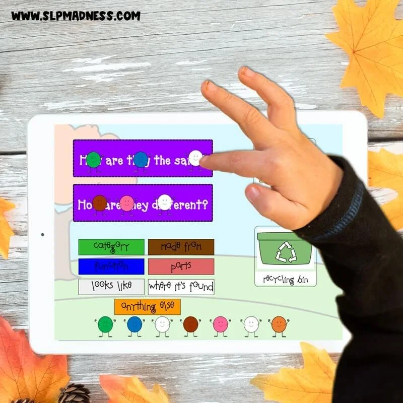 SLP Madness Speech Therapy Activities