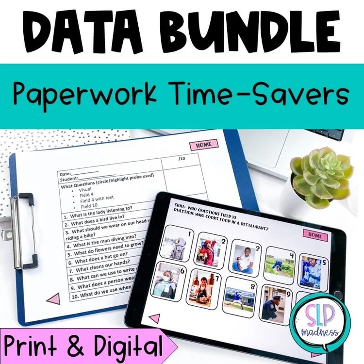 SLP Madness Speech Therapy Activities