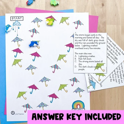 SLP Madness Speech Therapy Activities
