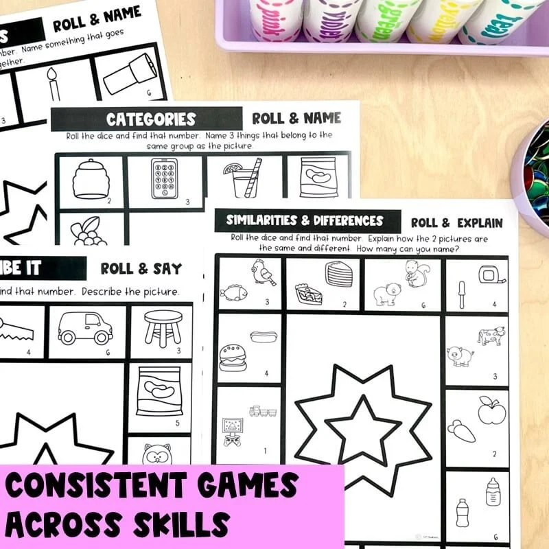 SLP Madness Speech Therapy Activities